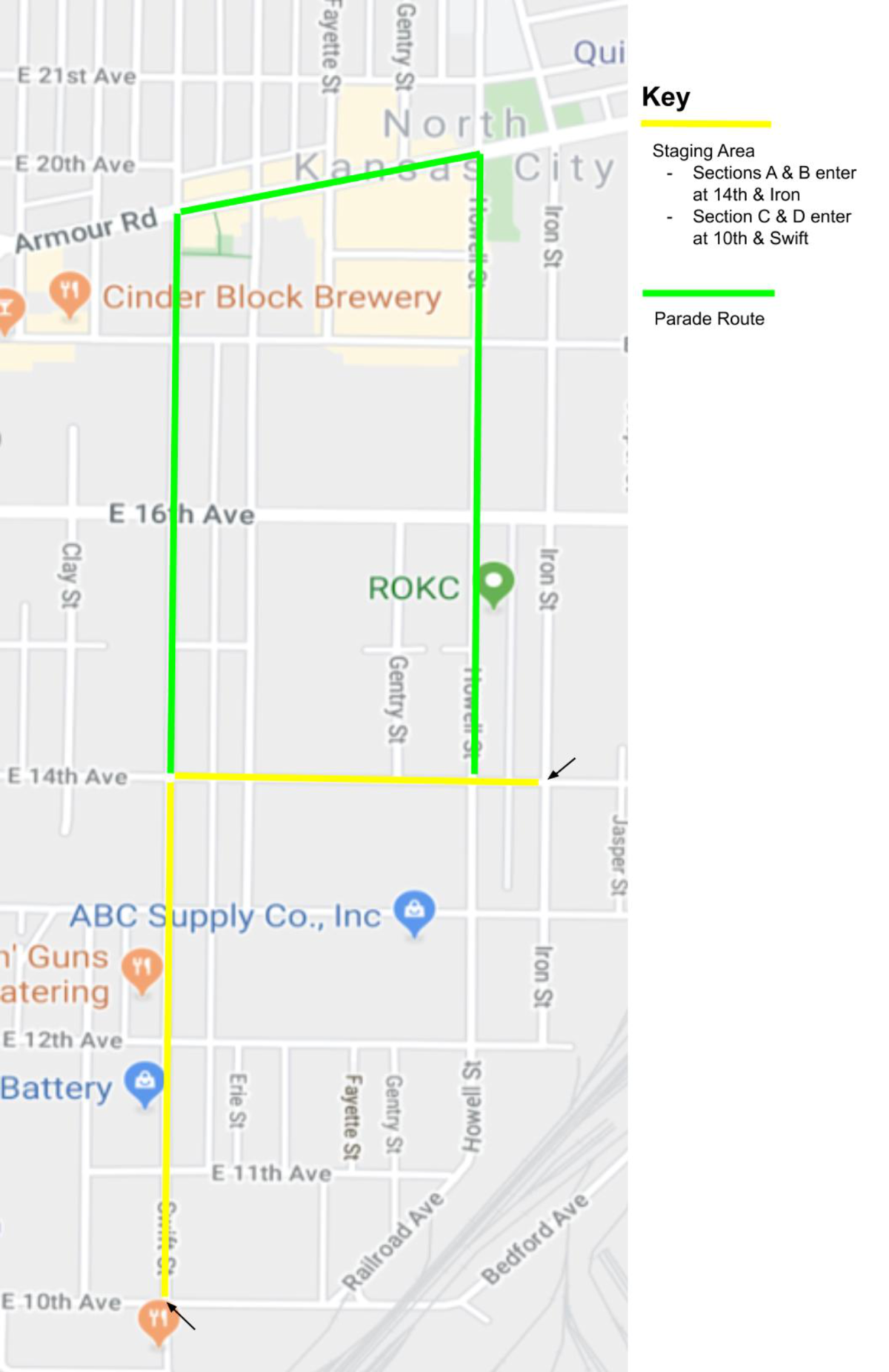 Parade Staging - Snake Saturday Parade